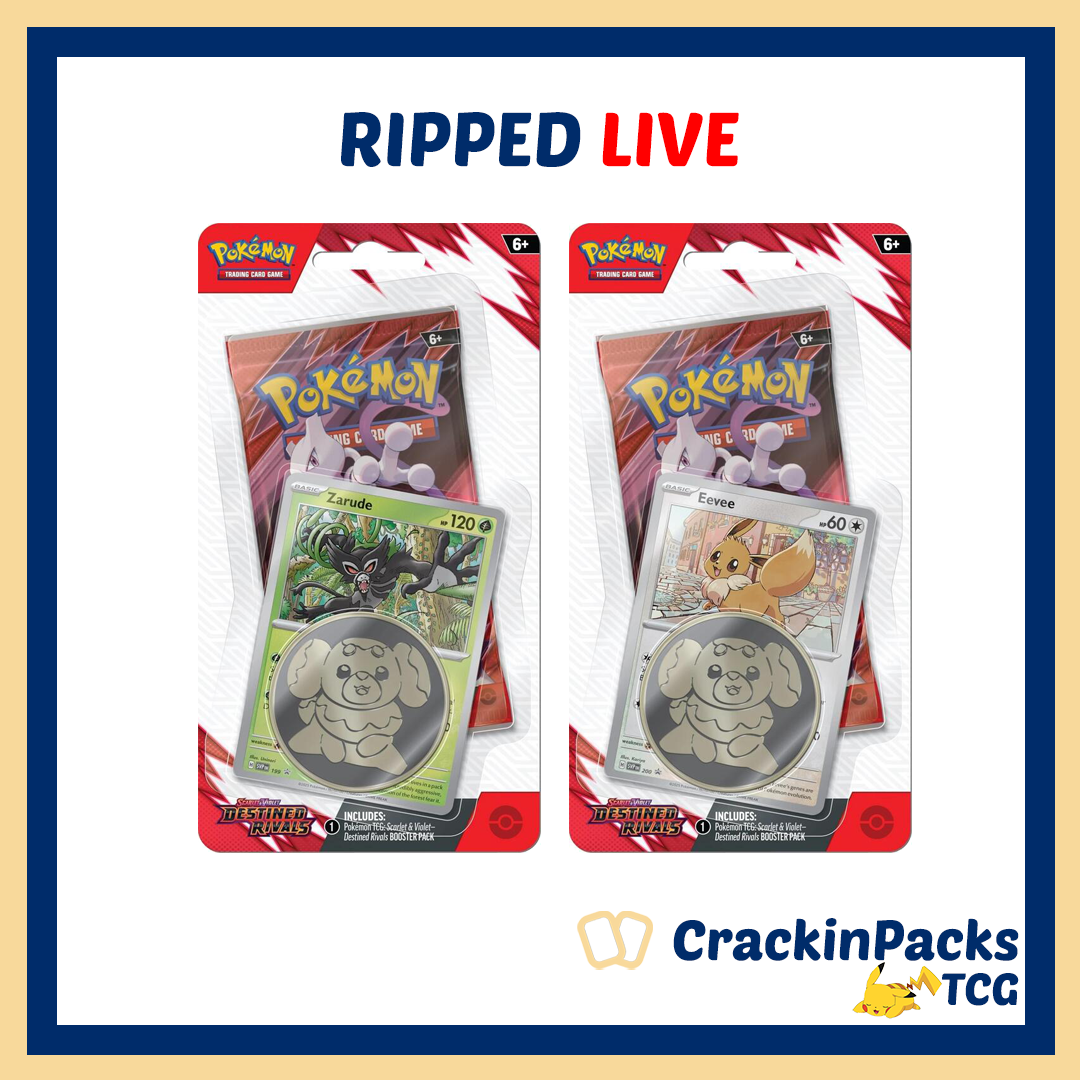 Pokemon TCG: Destined Rivals Single Pack Blisters – CrackinPacksTCG